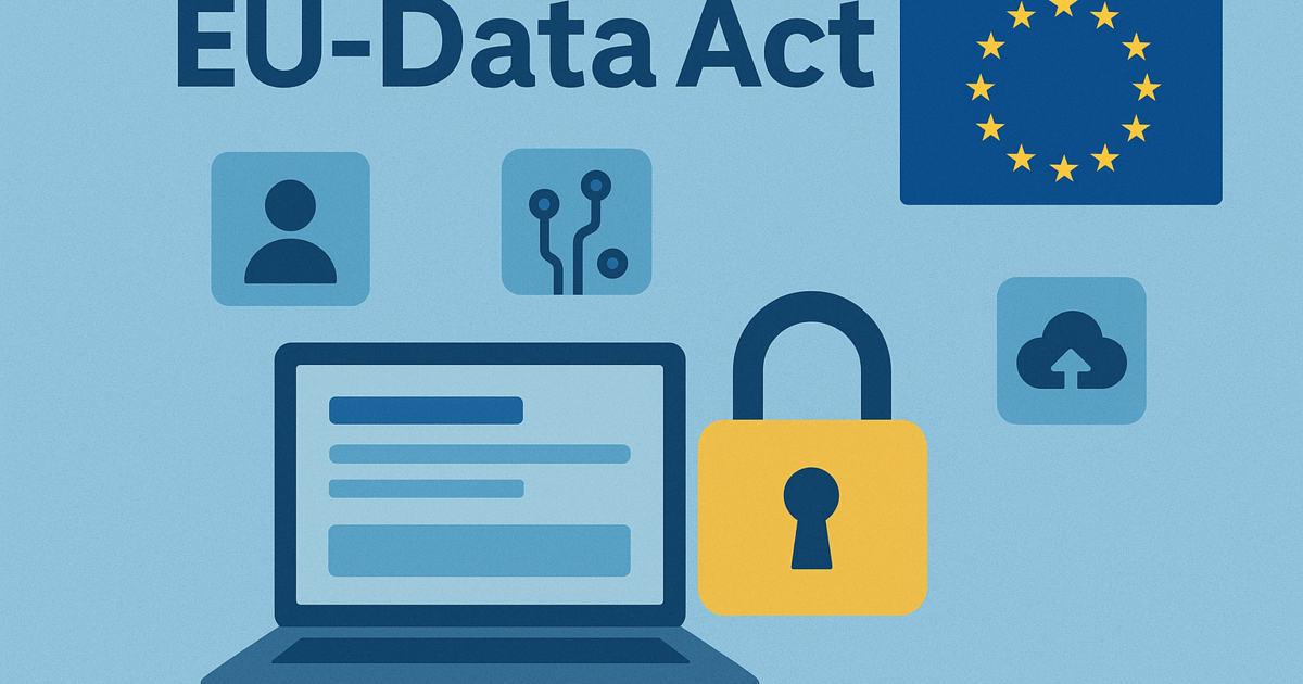 Der EU Data Act – Was er regelt und warum Schweizer Unternehmen ihn kennen sollten ...
